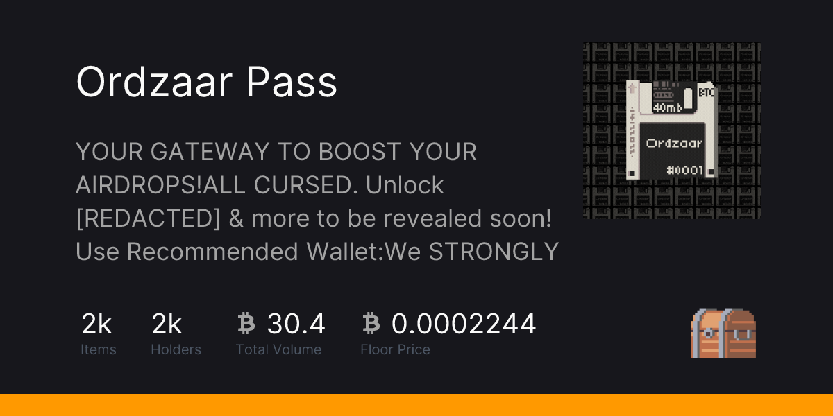 Ordzaar Pass | [Best in Slot]